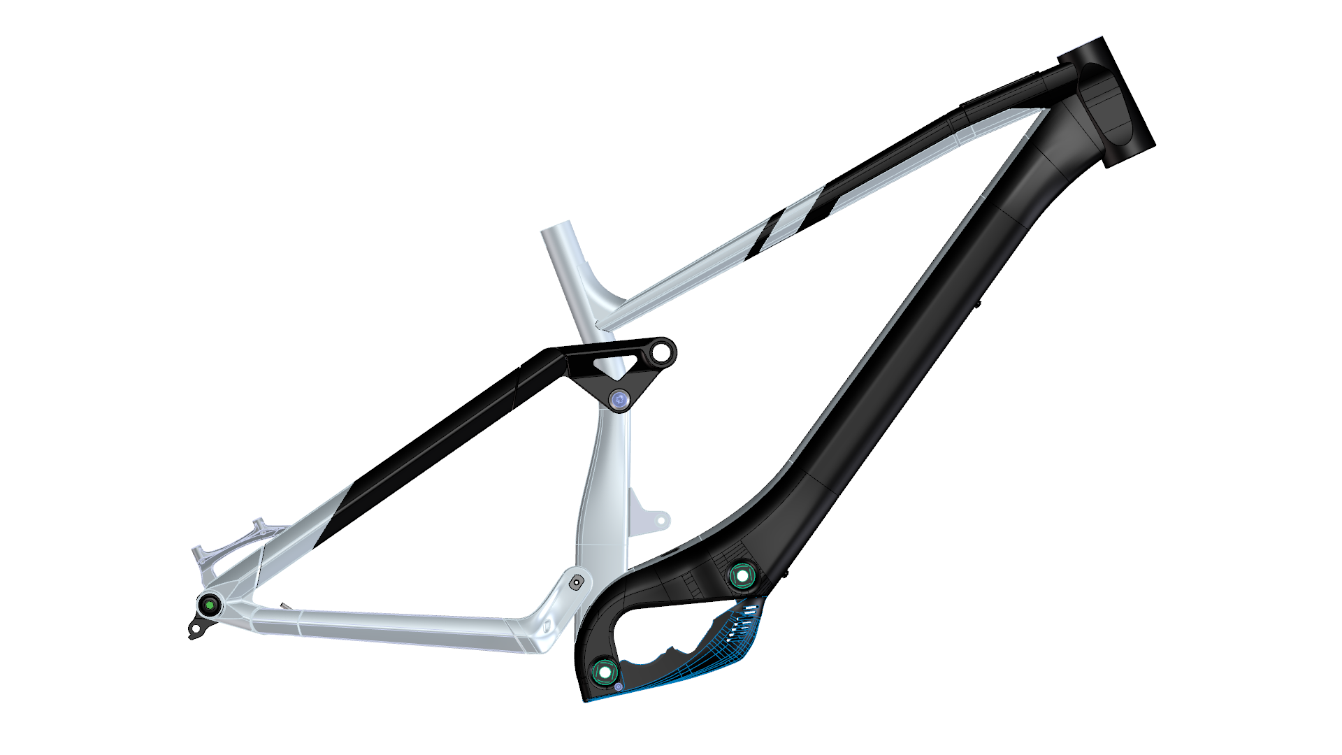 E-XC MTB FRAME (TRAVEL: 100 ~ 120mm)